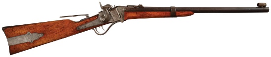 Factory Panel Scene Engraved Sharps Model 1853 Sporting Carbine | Guns ...