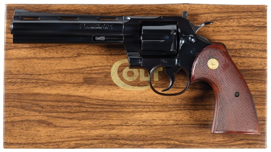 1957 Production Colt Python Revolver with Factory Letter and Box | Guns ...