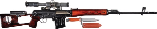 Izhmash SVD Dragunov Sniper Rifle with PSO-1M2 Scope and Case | Guns & Military Artifacts Rifles ...