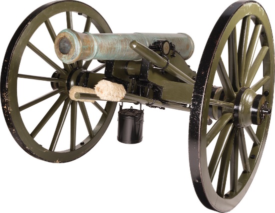 Civil War Confederate 1861 Tredegar JRA & Co 6-Pounder Field Gun | Guns ...