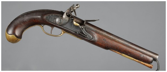War of 1812 U.S. Simeon North Model 1808 Navy Flintlock Pistol | Guns ...