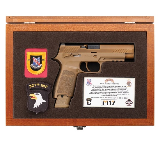 U.S. Army Issued SIG Sauer M17 Pistol with Box and Case | Guns ...
