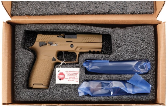 U.S. Contract Overrun SIG Sauer M18 Pistol with Box | Guns & Military ...