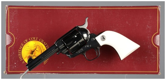 Colt Storekeeper Single Action Army Revolver with Ivory Grips | Guns ...