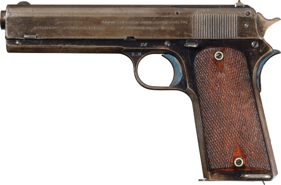 U.S. Army Test Trials Colt Model 1907 Military Pistol | Guns & Military ...
