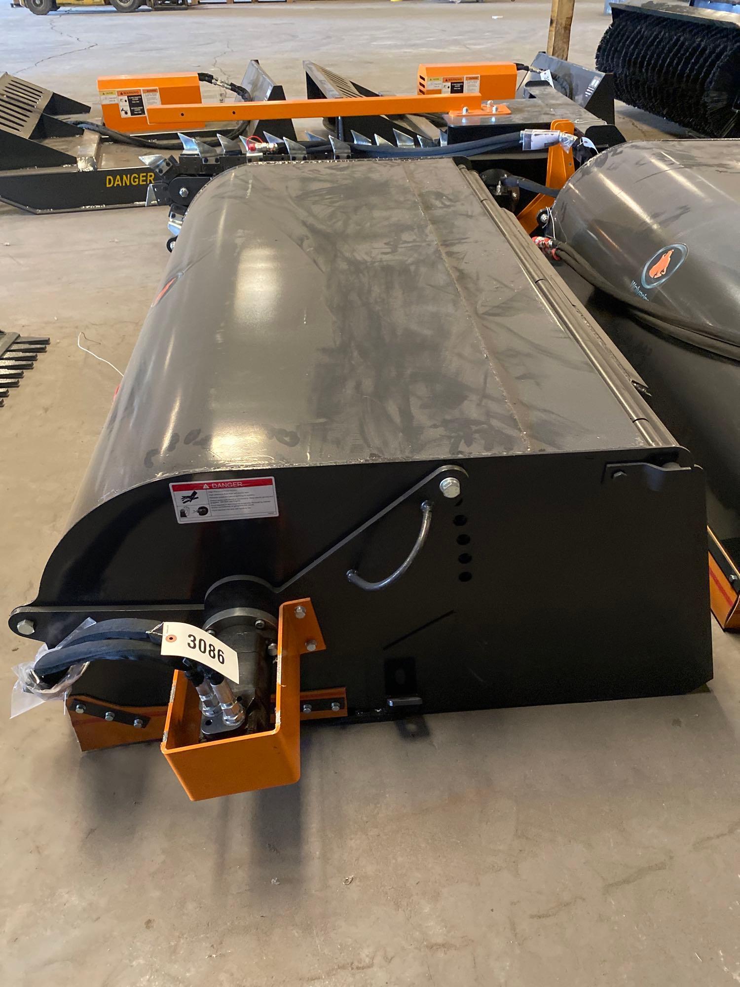 NEW 2024 WOLVERINE SKID STEER BOX BROOM SWEEPER | Proxibid