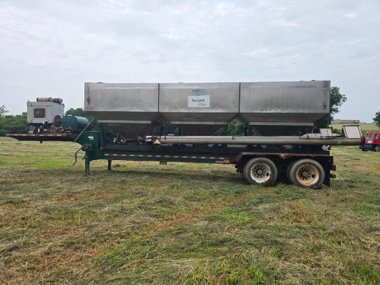 2014 Doyle Dry Fertilizer Tender Trailer - Kubota Diesel, 3 Stainless ...