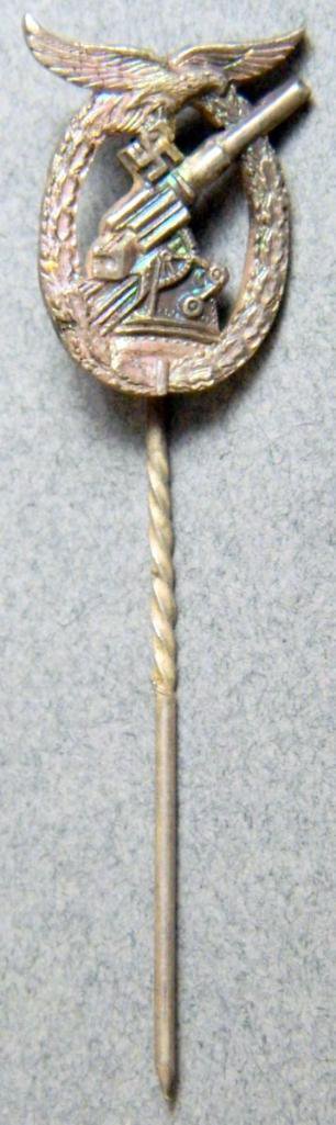 Luftwaffe Flak Artillery Badge Stick Pin, German | Proxibid