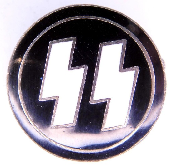 German WWII Waffen SS Party Runic Lapel Badge | Guns & Military ...