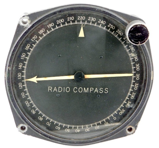 USAAF WWII Army Air Force Bomber/Transport Radio Compass Gauge | Guns ...