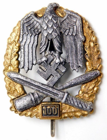 German WWII Army 100 General Assault Badge | Guns & Military Artifacts ...