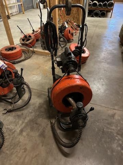 Speed Rooter power drain cleaner w/ foot control | Heavy Construction ...