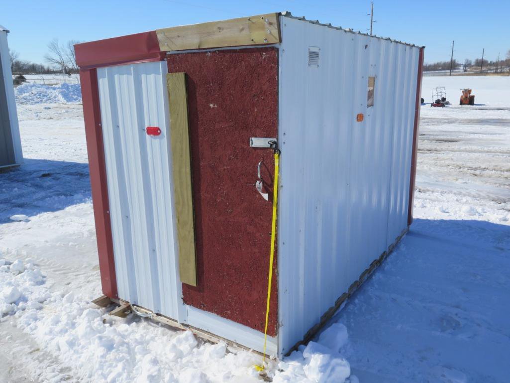 Homemade Ice Fishing House