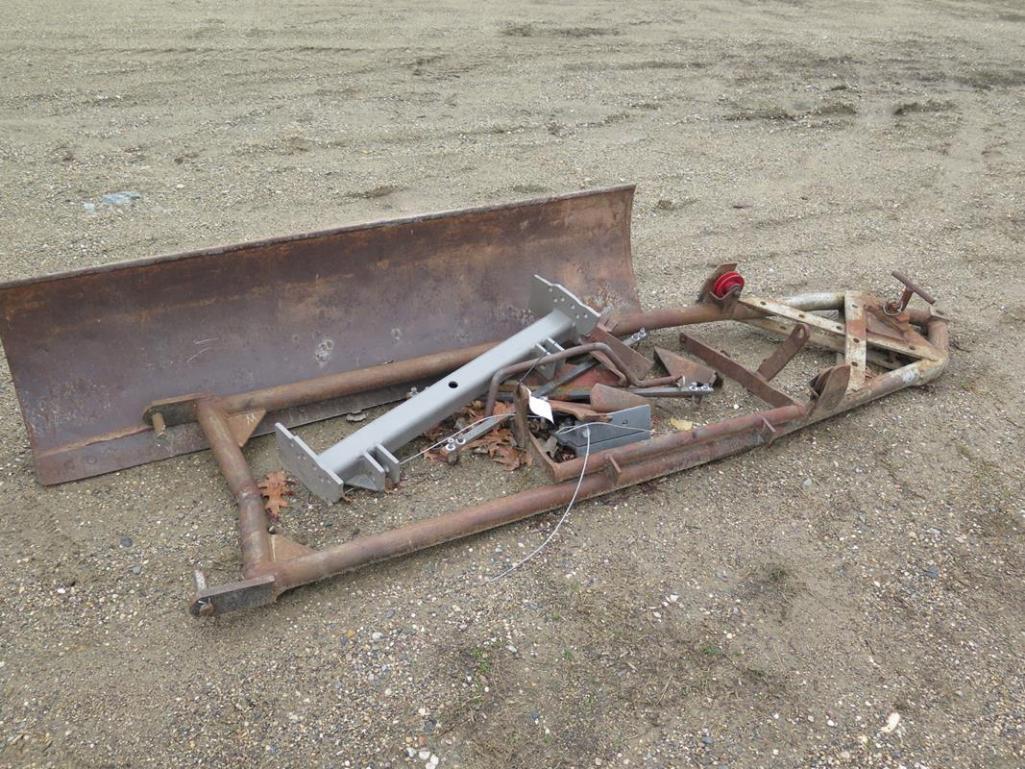 Dearborn 19-2 front mount dozer blade and frame. | Proxibid