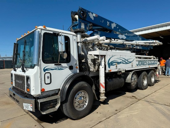 2004 Putzmeister 32m on 2005 Mack MR600 8x4 Concrete Pump Truck ...