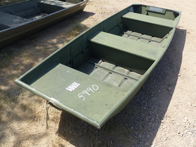 Alumacraft Flat Bottom River Boat 15 Ft Alumacraft 40 Hp Yamaha 2