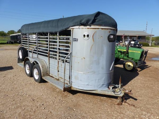2000 WW 16' CATTLE TRAILER W/CUT GATE | Online Auctions | Proxibid