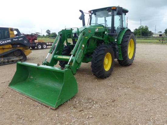 JOHN DEERE 6120E TRACTOR W/H130 FRONTEND LOADER | Farm Equipment ...