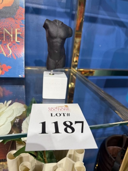 MALE TORSO SMALL (BLACK) | Art, Antiques & Collectibles Art Statues ...