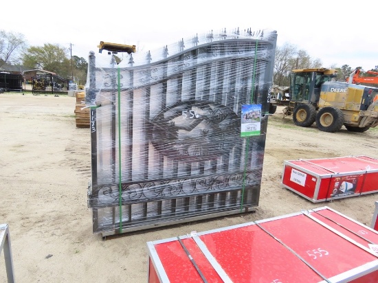 GREAT BEAR 3 - bi- parting wrought iron gates, 14 ft | Online Auctions ...