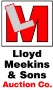 Lloyd Meekins & Sons Auction Company Auction Catalog - Construction ...