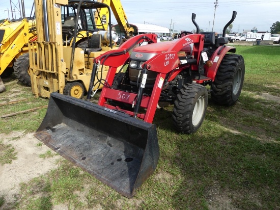 McCormick CT47 compact tractor 4wd loader bucket, 70inch P.T.O rearlift ...