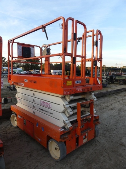 SNORKEL S4732E Electric scissor lift 115 volt 38ft working height 700lb ...