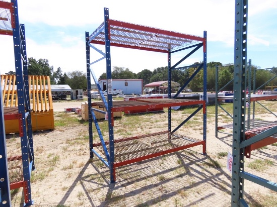 54inch wide 8ft long 9ft high warehouse 3-tier storage rack ...