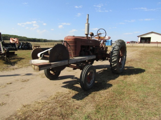 International H Tractor with Mounted Buzz Saw | Farm Equipment ...