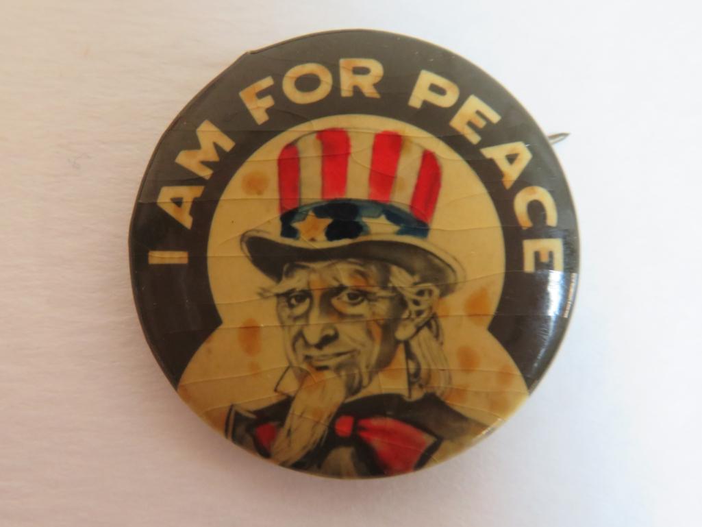 Rare! WWI Era Uncle Sam Pin-Back | Proxibid