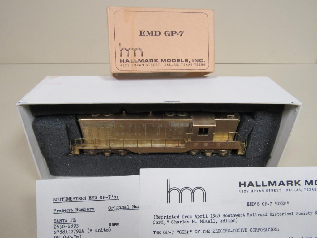 Vintage Hallmark Models HO Scale Brass EMD GP-7 | Proxibid