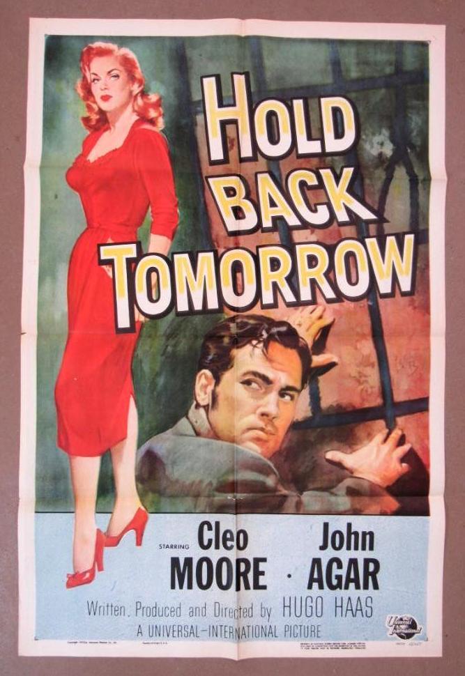 Hold Back Tomorrow (Hugo Hass, 1955) One Sheet | Proxibid