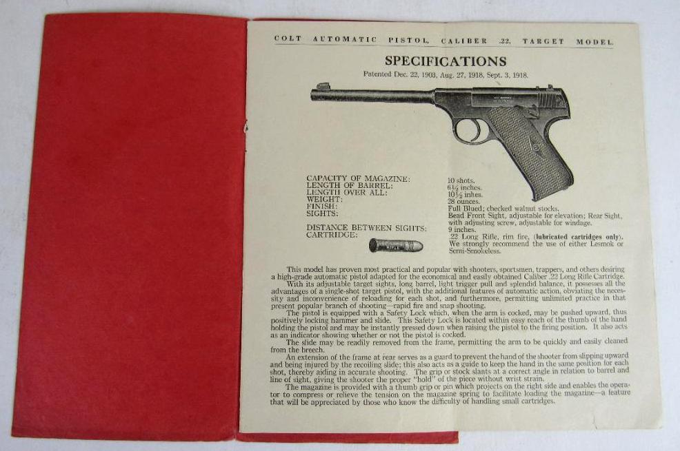 Rare! c.1920's Colt Automatic Pistols Advertising | Proxibid