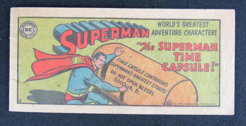 Superman "Time Capsule" (1955) Kelloggs Promo | Proxibid