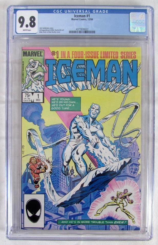 Iceman #1 (1984) Key 1st Solo Title/ Mike Zeck | Proxibid