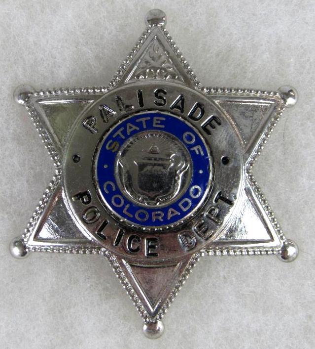 Vintage Obsolete Palisade Colorado Police Badge | Proxibid