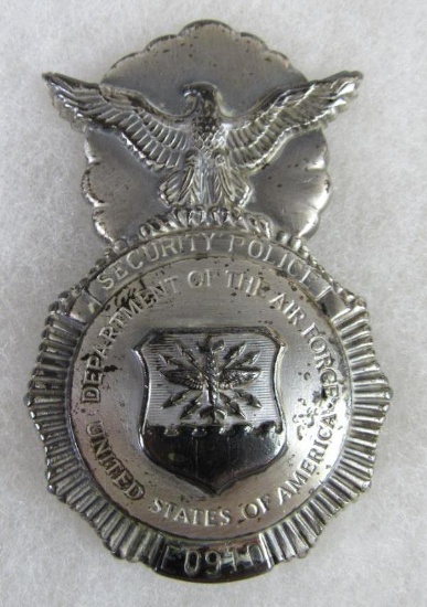 Vintage Obsolete US Air Force Security Police Badge | Guns & Military Artifacts Militaria ...