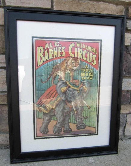 Vintage 1960 Al G. Barnes "Wild Animal Circus" Poster | Art, Antiques ...