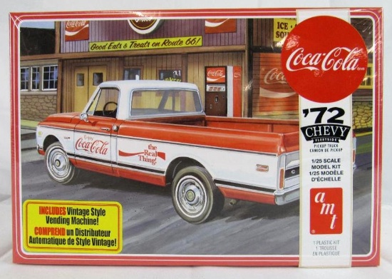 NOS Coca Cola AMT 1/25 Scale 1972 Coke Pickup Truck w/ Vending Machine ...