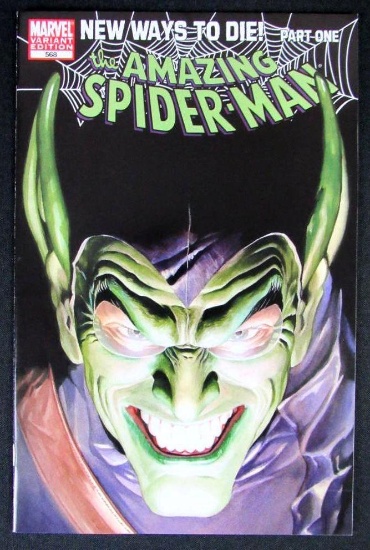 Amazing Spider-Man #131 (2008) Classic Alex Ross Green Goblin Variant ...