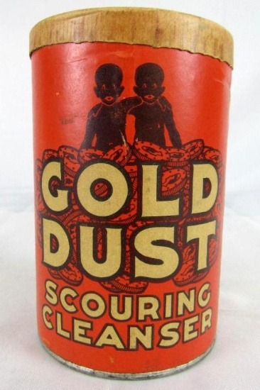NOS Antique Gold Dust Scouring Cleanser Black Americana (Full) | Online ...