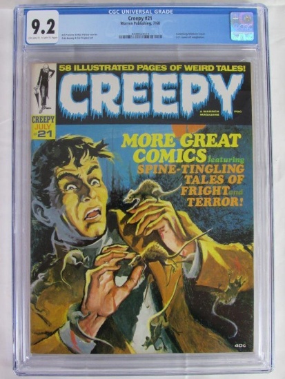 Creepy Magazine #21 (1968) Warren Press CGC 9.2 | Estate & Personal ...