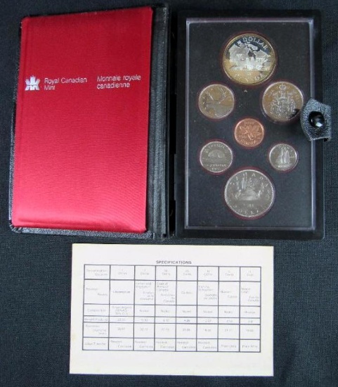 1981 Royal Canadian Mint Prestige Proof Coin Set w/ Silver MIB | Online ...