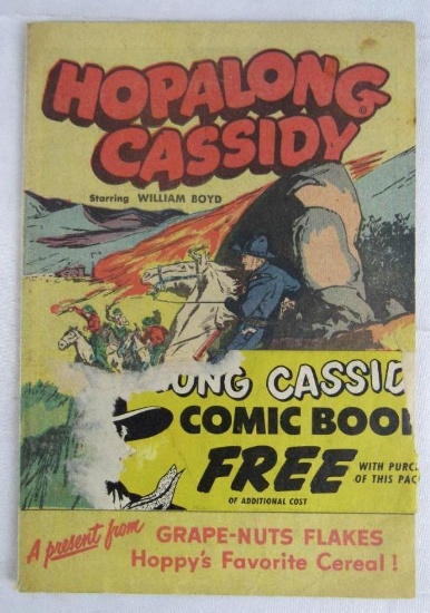Hopalong Cassidy (1947) Grape Nuts Cereal Promo Comic | Art, Antiques ...