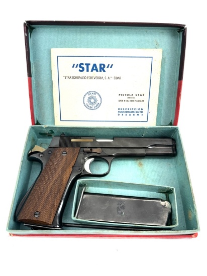 STAR MODELO SUPER B 9MM PISTOL BOX, MANUAL, 2 MAGS | Guns & Military ...