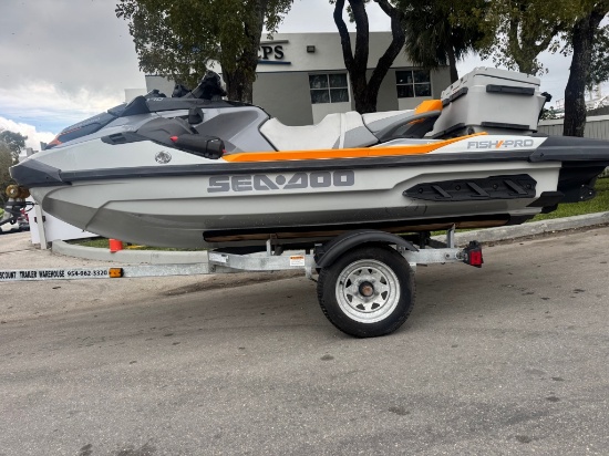 2023 SEA DOO FISH PRO TROPHY 70 WITH TRAILER | Cars & Vehicles Boats ...