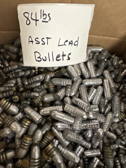 84 LBS ASSORTED LEAD BULLETS | Guns & Military Artifacts Reloading ...