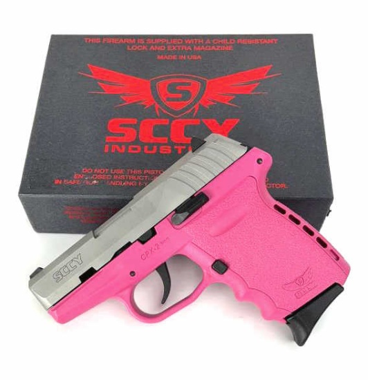 SCCY CPX-2 GEN 2 PISTOL 9MM SS/PINK w/BOX & 2 MAGS | Guns & Military ...