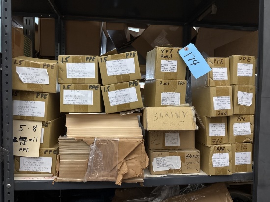 (22) BOXES PPE POLY BAGS 3X5,4X7,6X10,5X8 ETC | Online Auctions | Proxibid