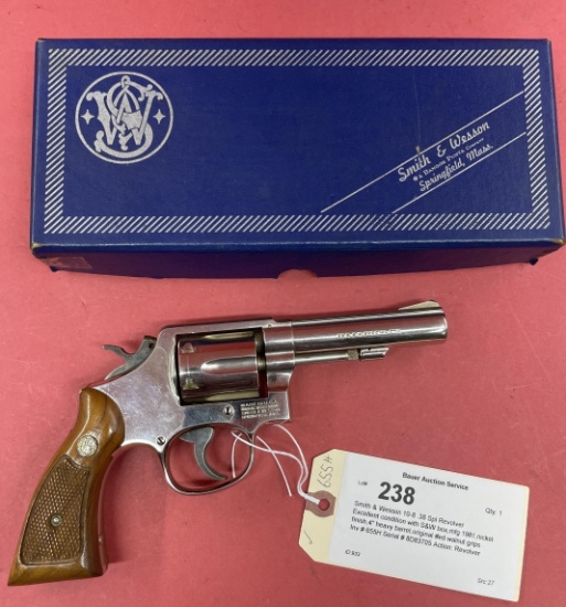 Smith & Wesson 10-8 .38 Spl Revolver | Online Auctions | Proxibid